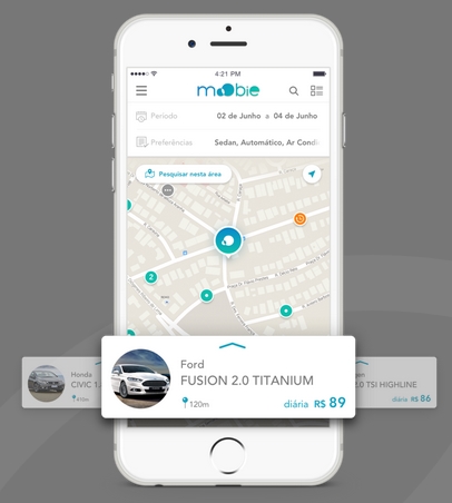 Moobie: app permite locação de veículos entre pessoas físicas