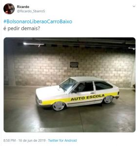 Raspar faz parte? Veja os melhores memes sobre carros rebaixados