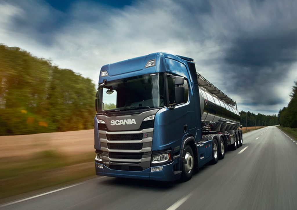 Novo caminhão da Scania com motor a gás IMPRESSIONA com autonomia ...